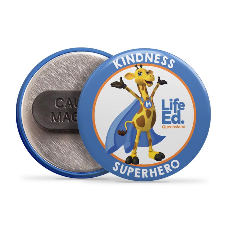 Kindness superhero badges - set of 30 | Life Ed Qld